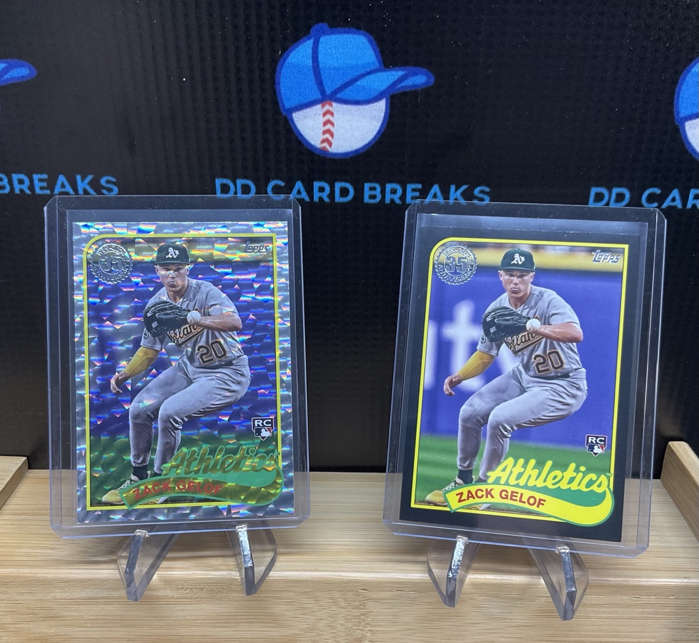 ZACK GELOF (2) Card RC Lot- 2024 Topps ‘89 Throwback- Black #/299 ...