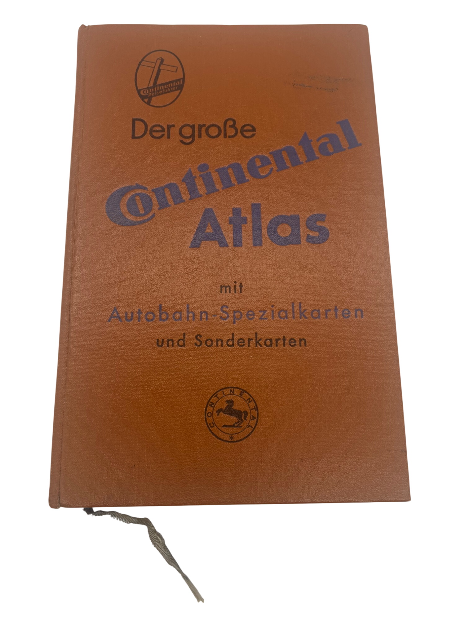 Der Große Continental Atlas Autobahn Maps, 23rd Ed., c.1950s, Vintage ...