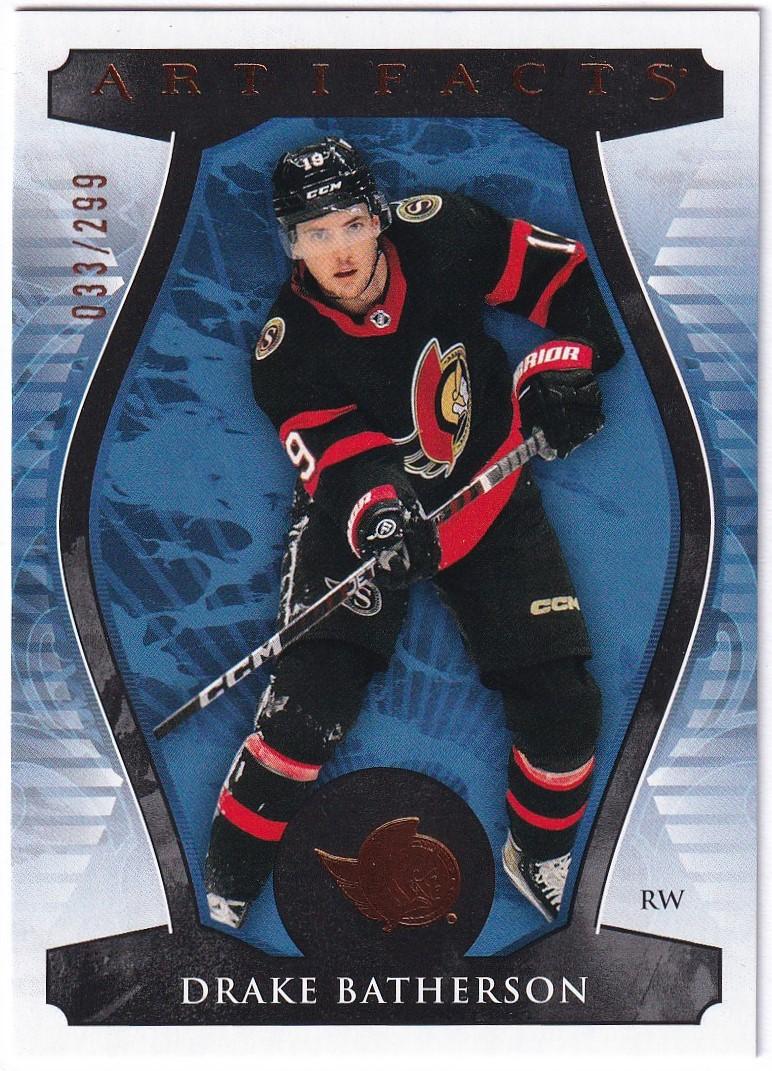 2023-24 Artifacts Copper #28 Drake Batherson Ottawa Senators Hockey Card