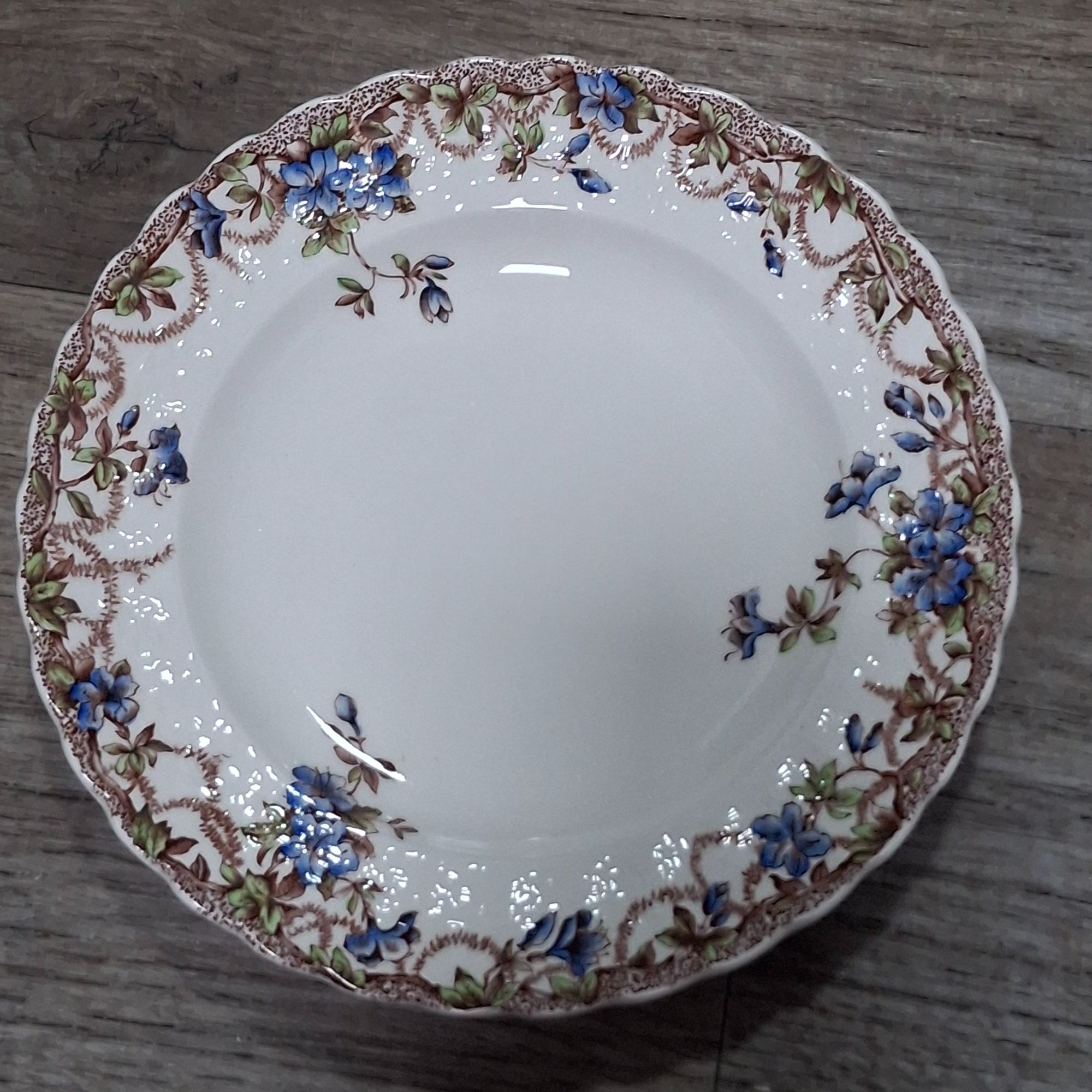 Copeland Spode Sydney Floral Luncheon Plate 8 7/8 Inches Bone China England Vtg