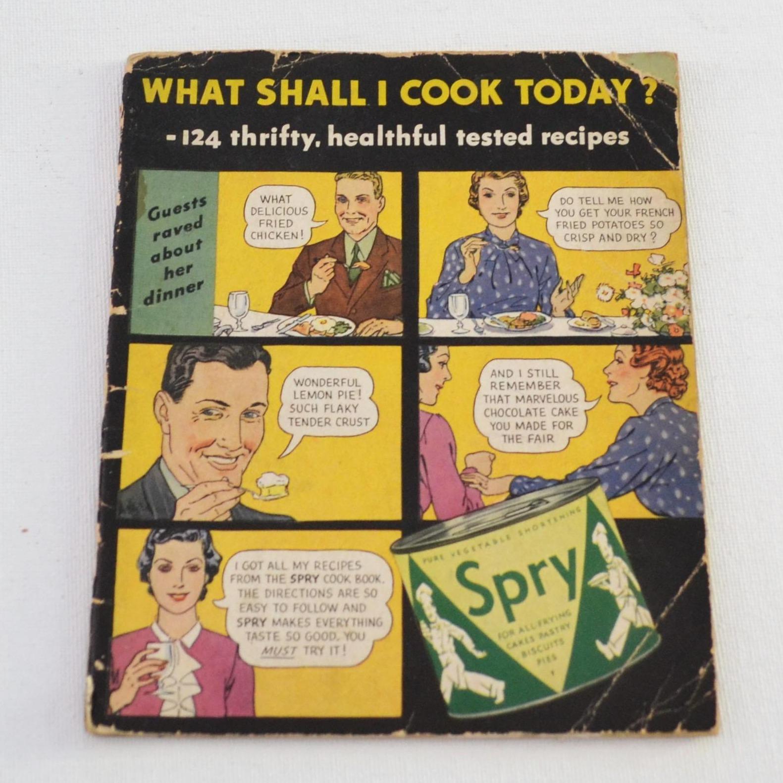 Vintage Booklet Done By Spry Vegetable Shortening Recipes