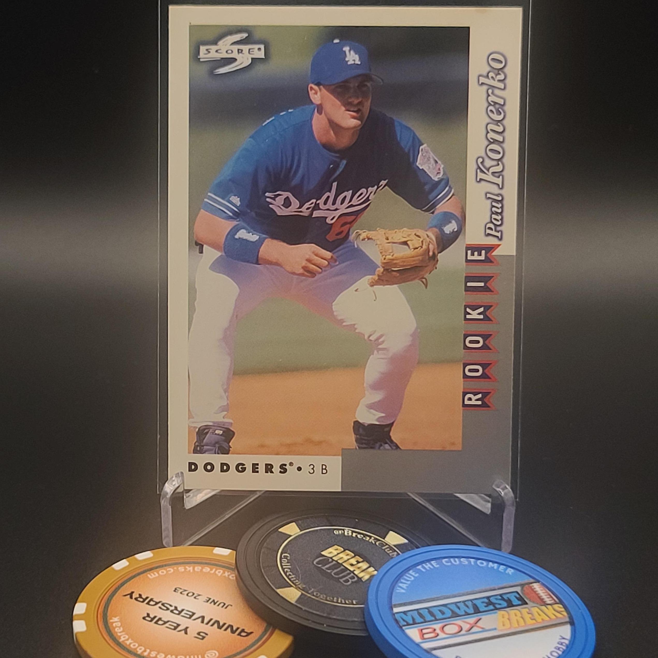 Paul Konerko 1998 Score Baseball Rookie Card # RT250 Los Angeles ...