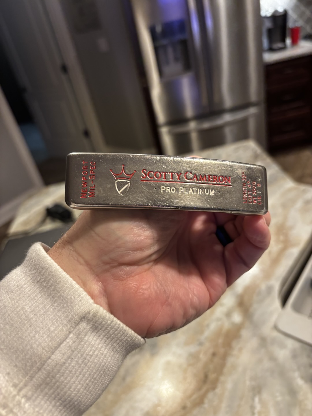 Scotty Cameron Pro Platinum Newport Mil-Spec 33”350g