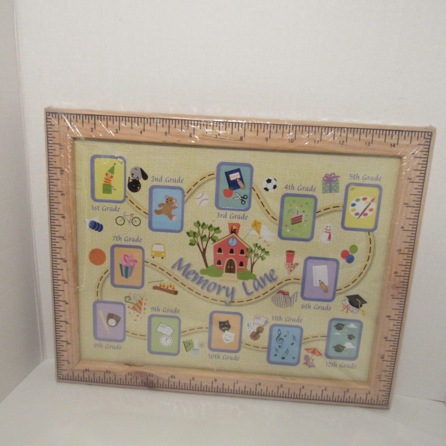 Memory Lane School Years Photo Frame 1st - 12th Grade, Collage, Wood ...