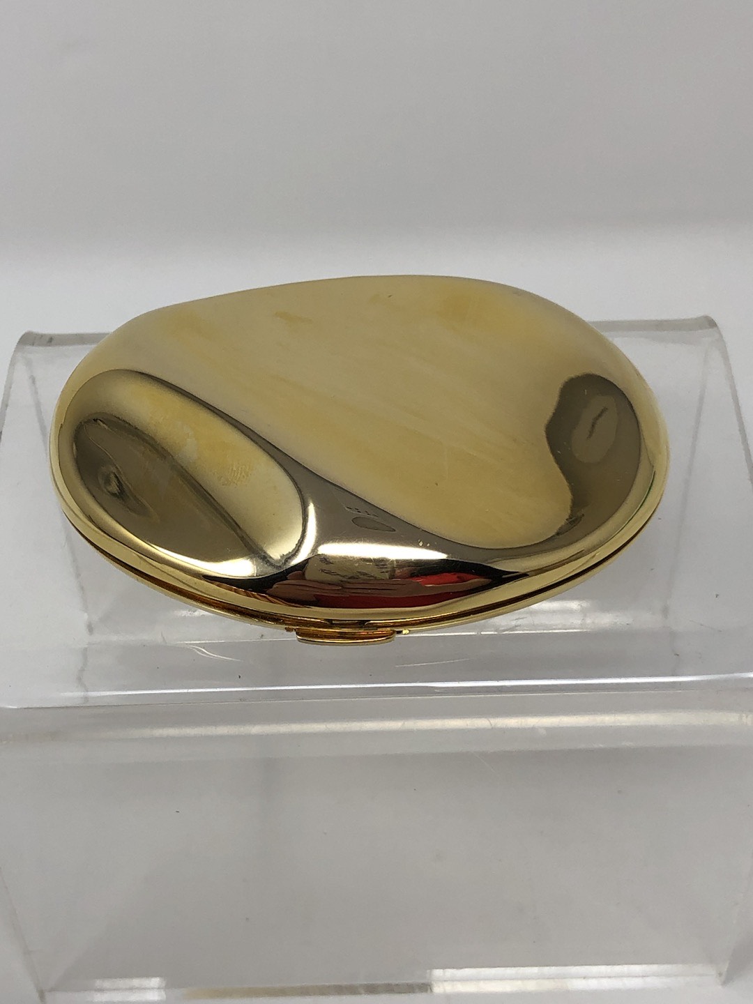Estee Lauder Knowing Translucent Pressed Powder Gold Tone Mirror Compact