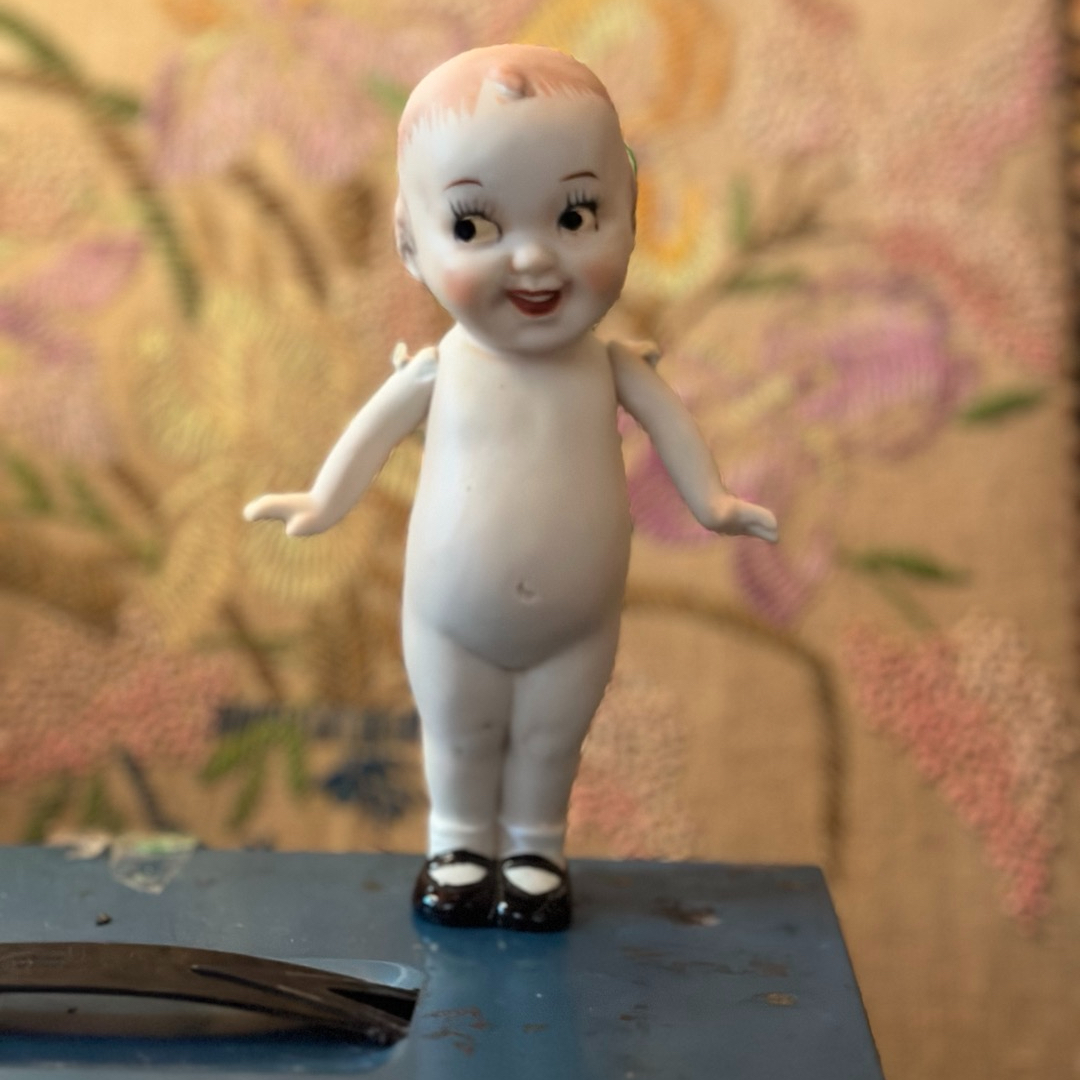 Vintage Shackman Bisque Perky Doll Kewpie