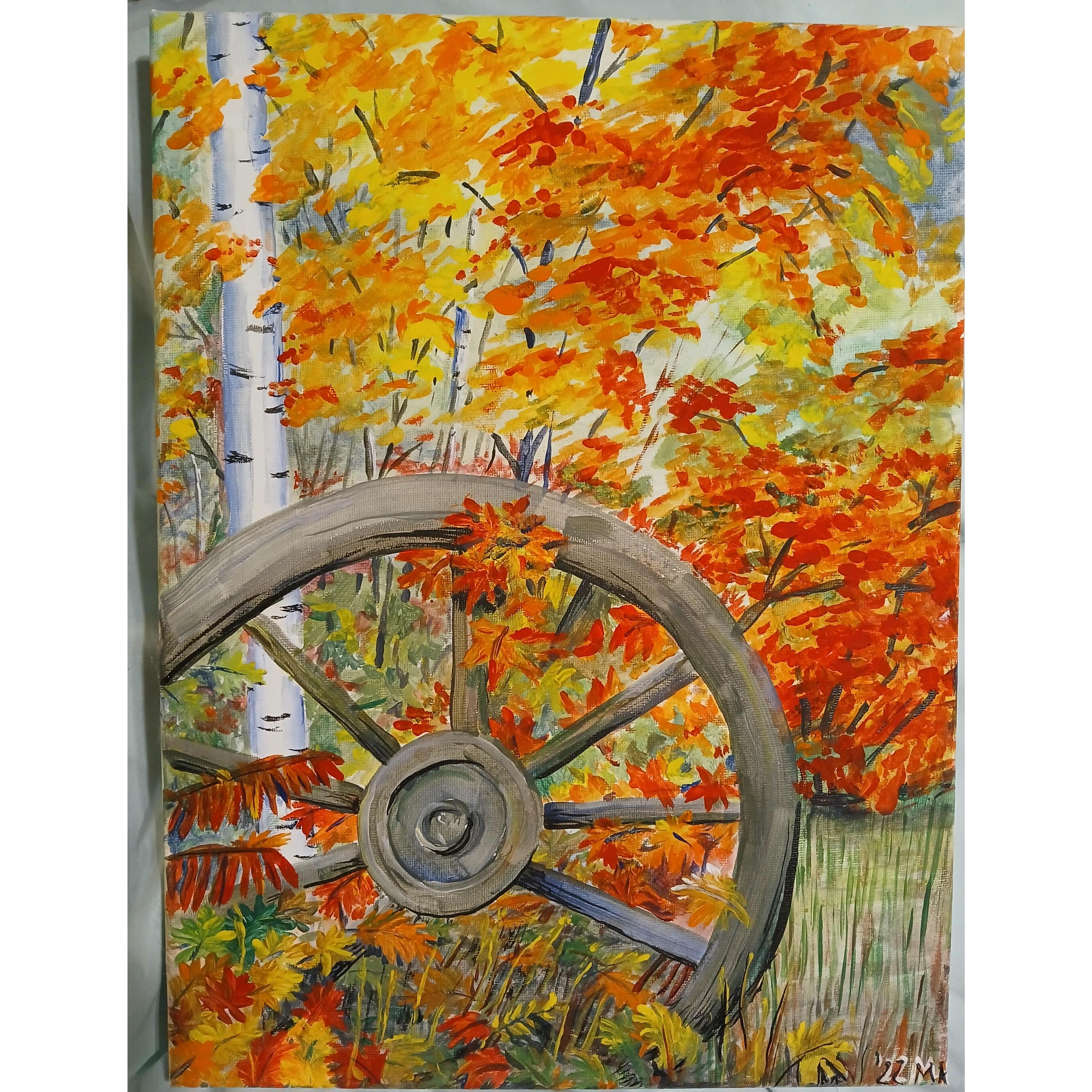 Autumn Wheel By Lise