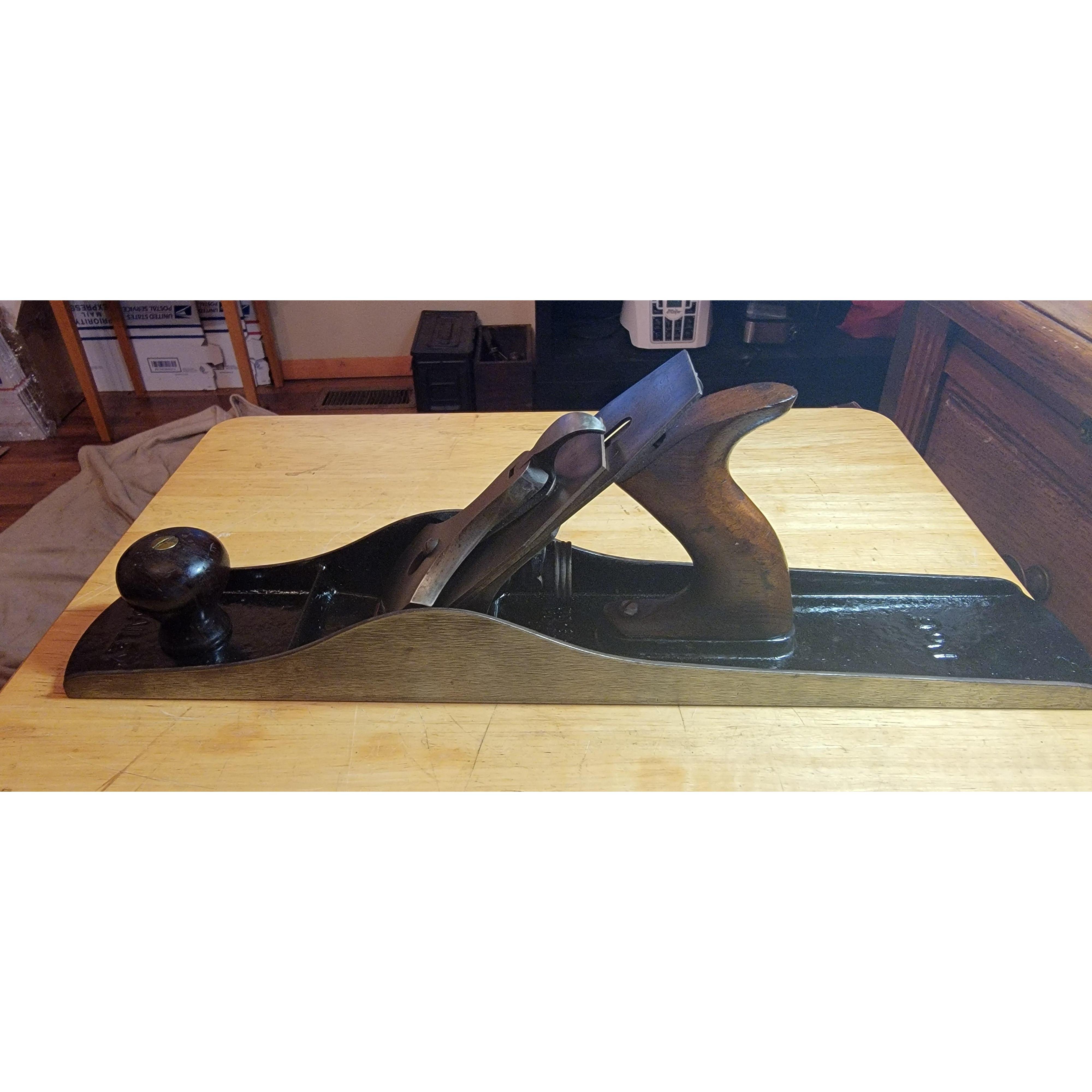 Stanley #6 Type 9 Hand Plane Corrugated Sole Q Logo on Iron Perfect ...