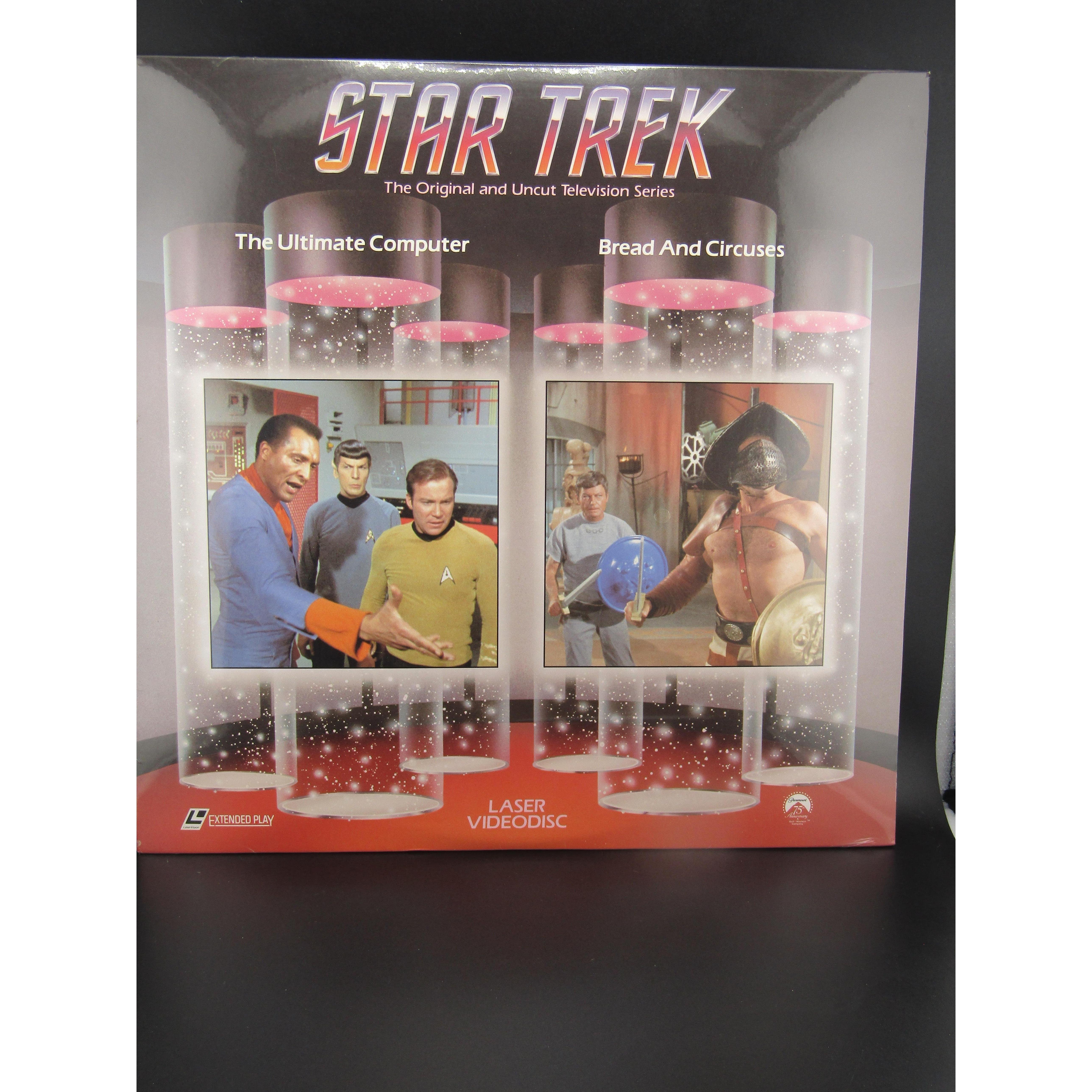 Star Trek Laserdisc: The Ultimate Computer & Bread and Circuses Sealed New