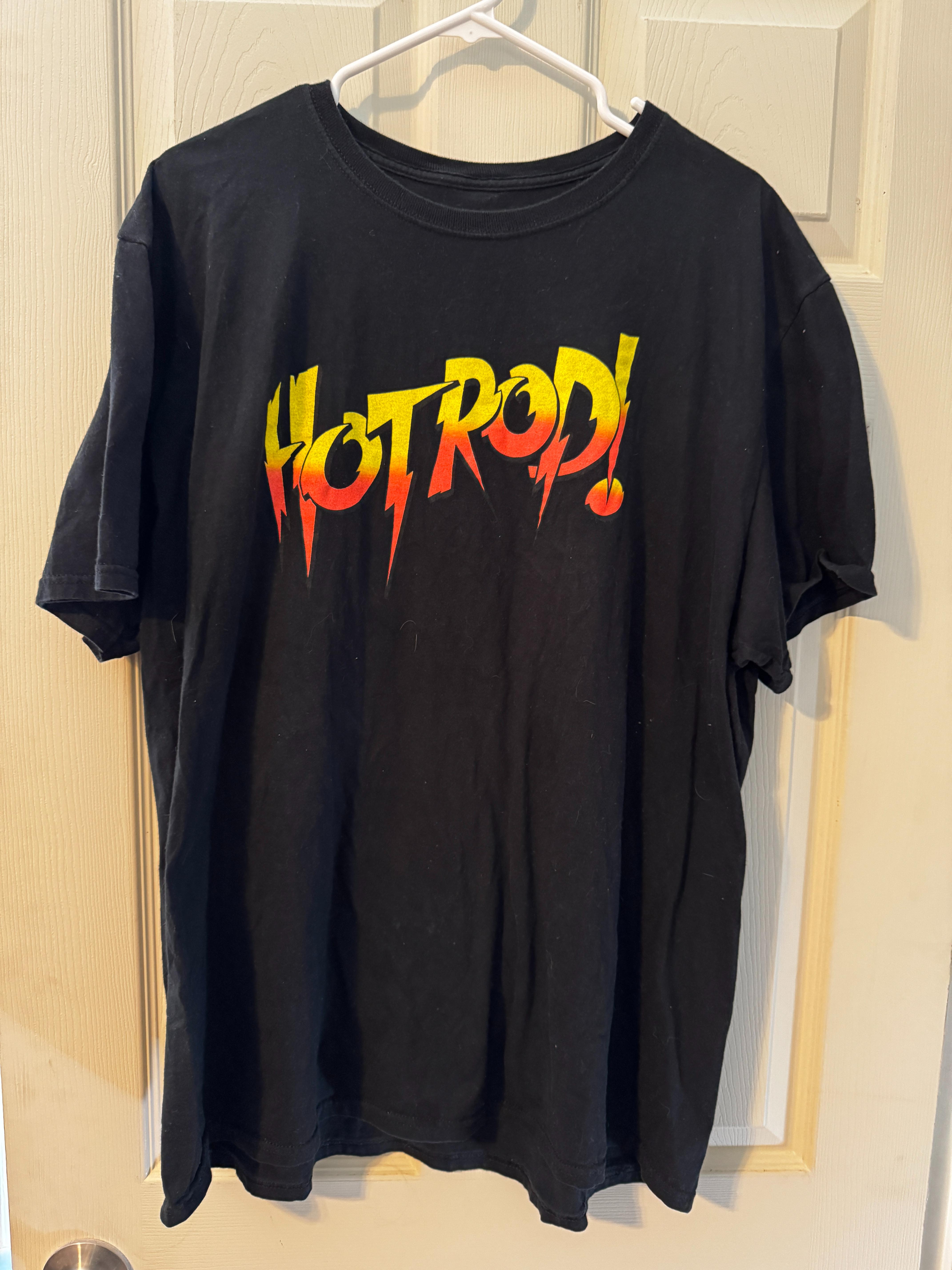 Rowdy Roddy Piper 'Hot Rod!' Mens Black T-shirt XXL WWF WCW WWE 2XL ...