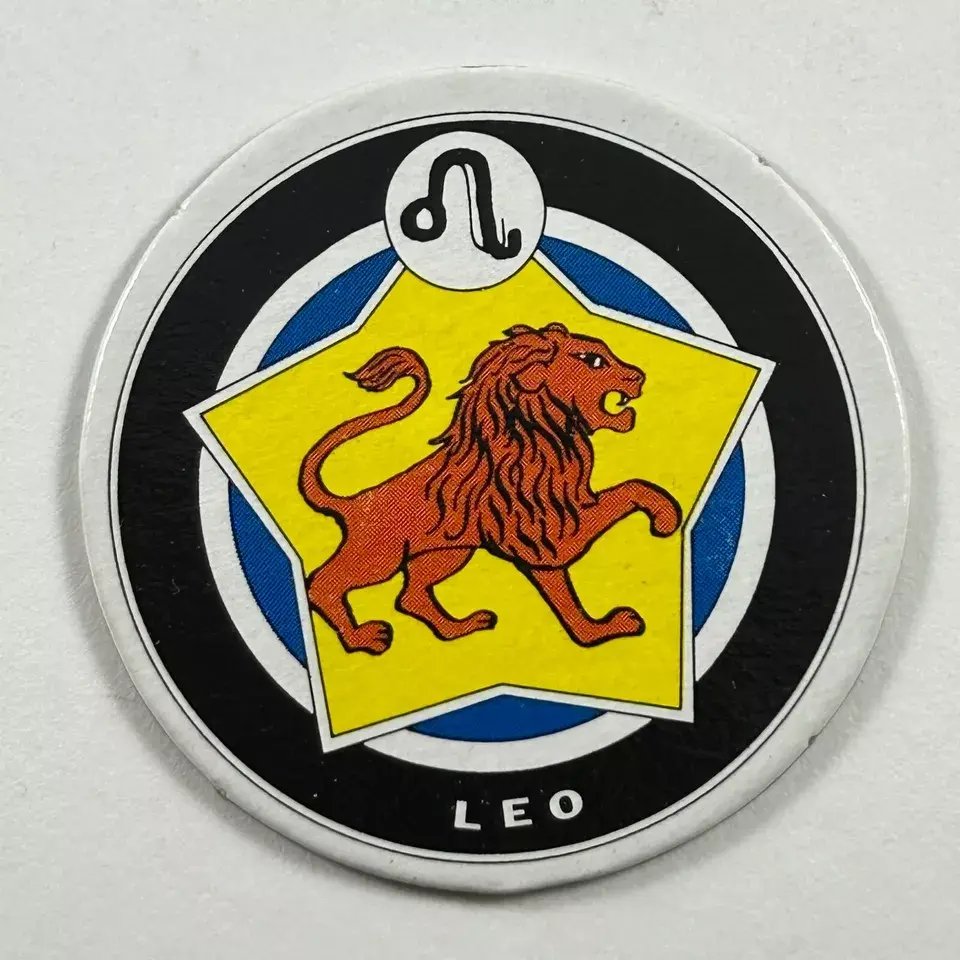 POGs Leo POG #5 Zodiac Sign Astrology Made in Taiwan R.O.C. Lion - 71