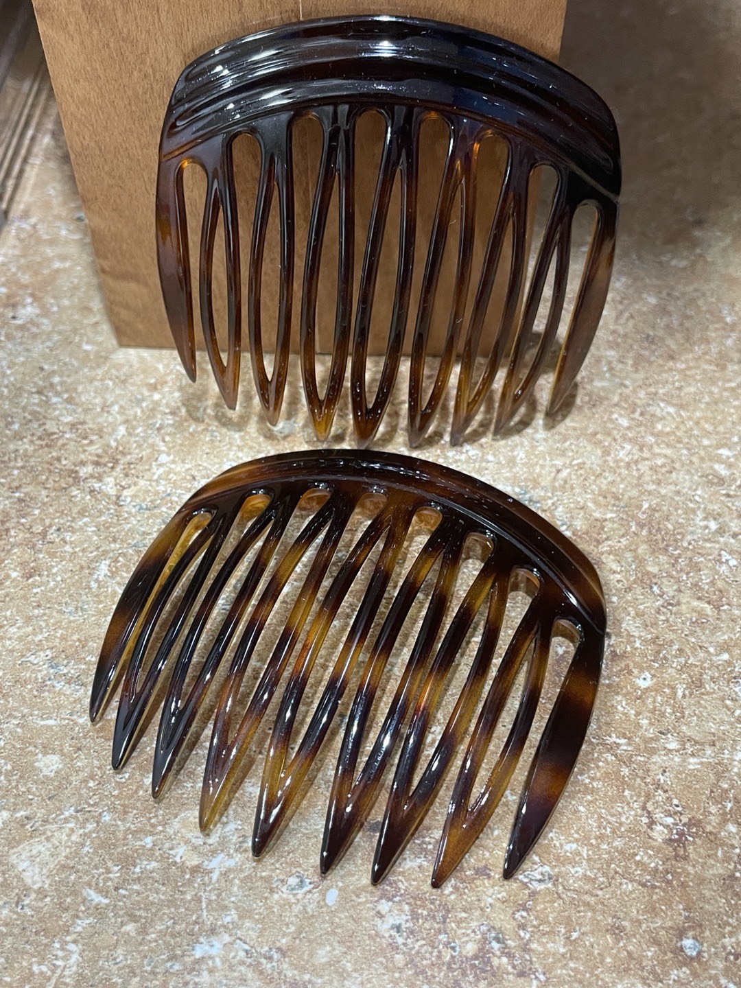 Multi Brown Color Hair Combs