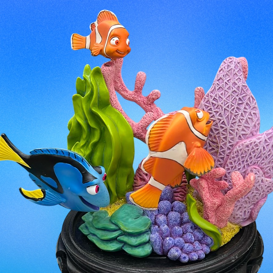 Disney Finding Nemo and Friends coral reef figurine with Nemo, Marlin ...