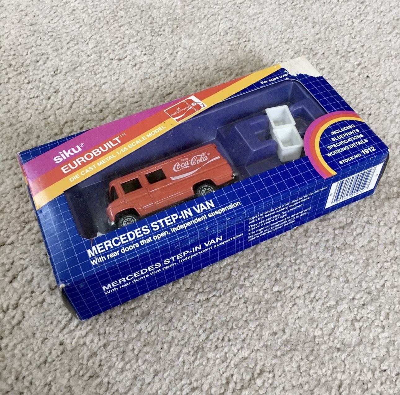 Vintage 1980s Siku Diecast Mercedes COCA-COLA Step-In Van #1912 w/ Box ...