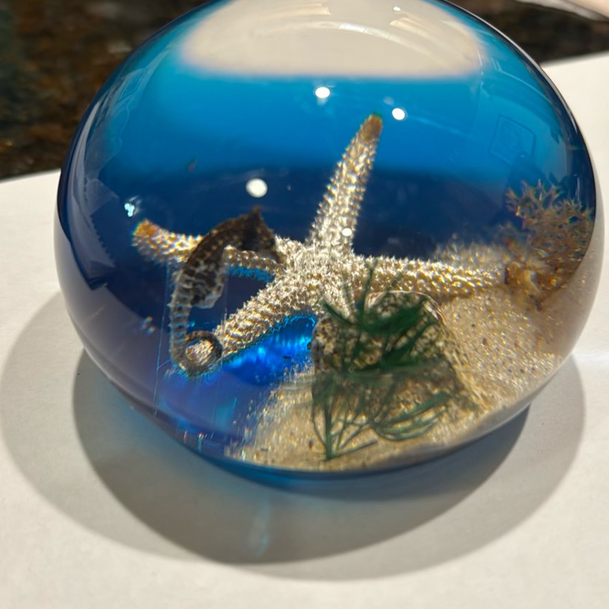 Vintage Lucite Paperweight - Tarax Infinity Products Ontario Canada ...