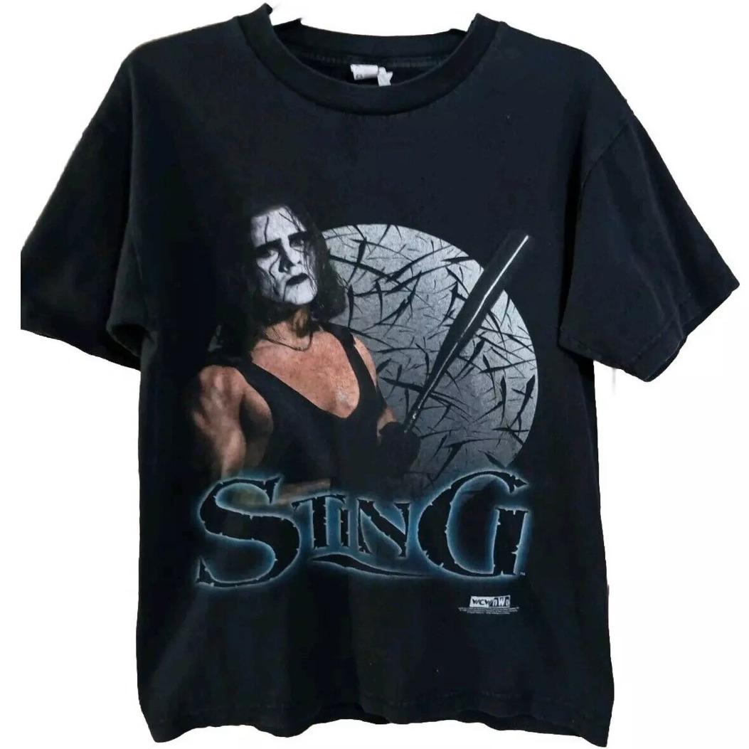Vintage 1998 Sting WCW World Championship Wrestling Size Medium T-Shirt