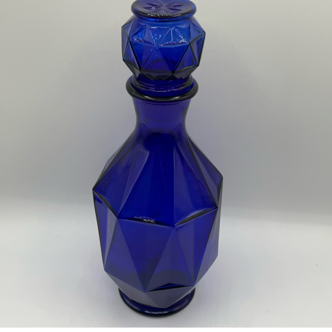 Cobalt Blue Decanter