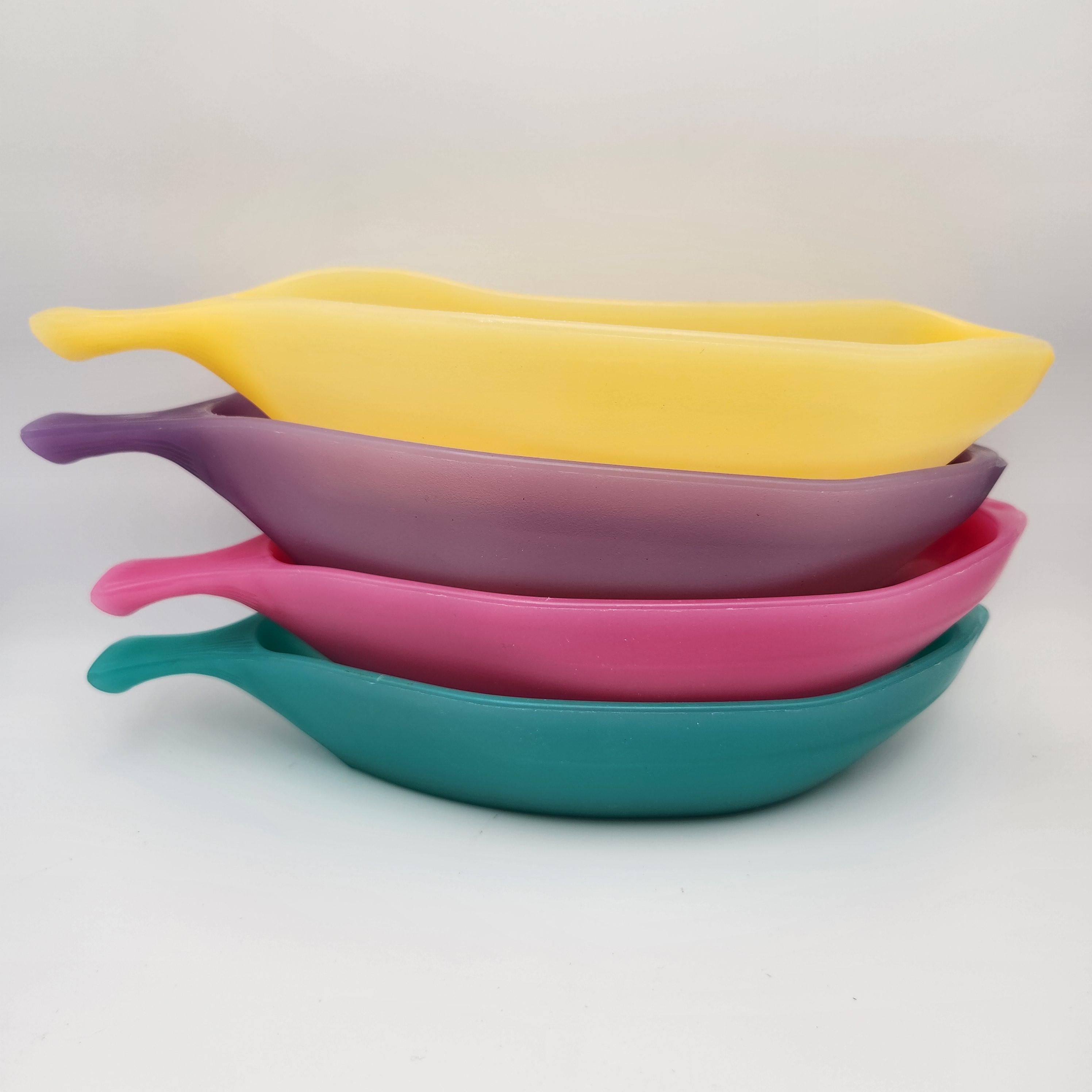 Vintage Tupperware Banana Split Bowl Set Of 4