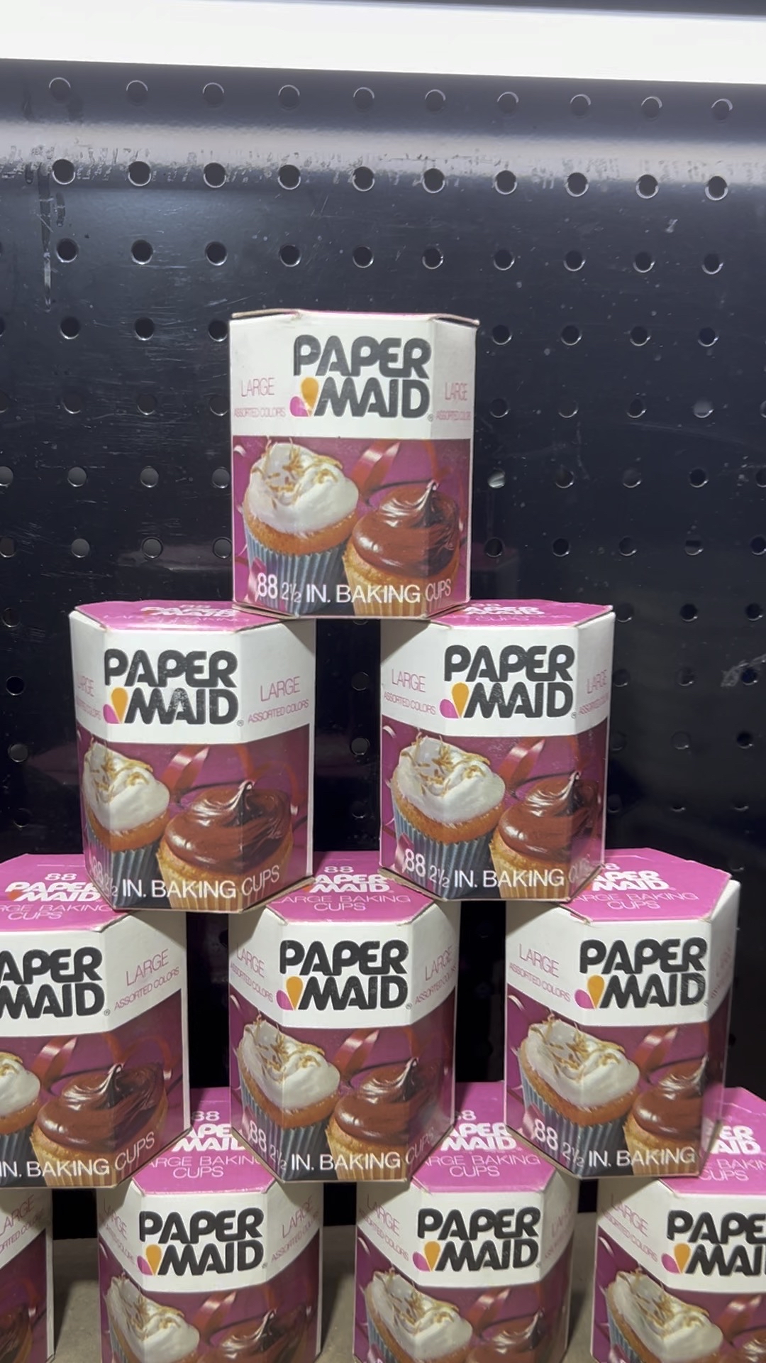 Lot Of 10 Vintage Paper Maid Baking Cups Large 2.5 Inch Assorted Colors ...
