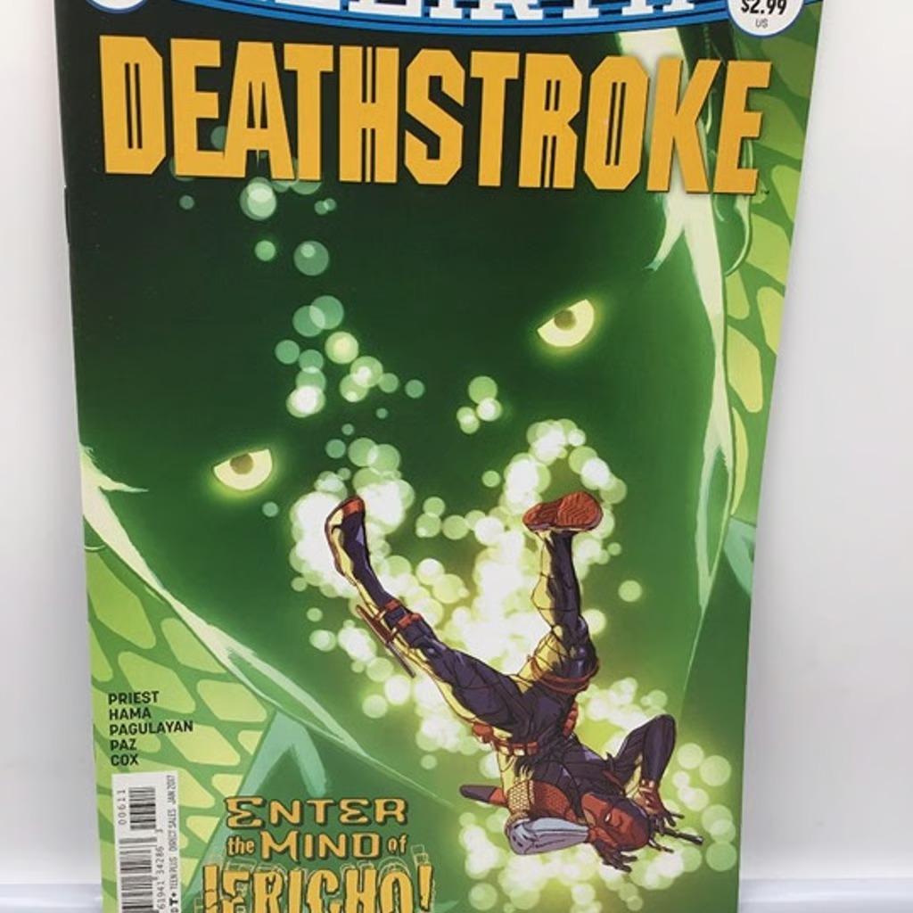 2017 DC Comics Universe Rebirth DeathStroke Enter the Mind of Jericho #6