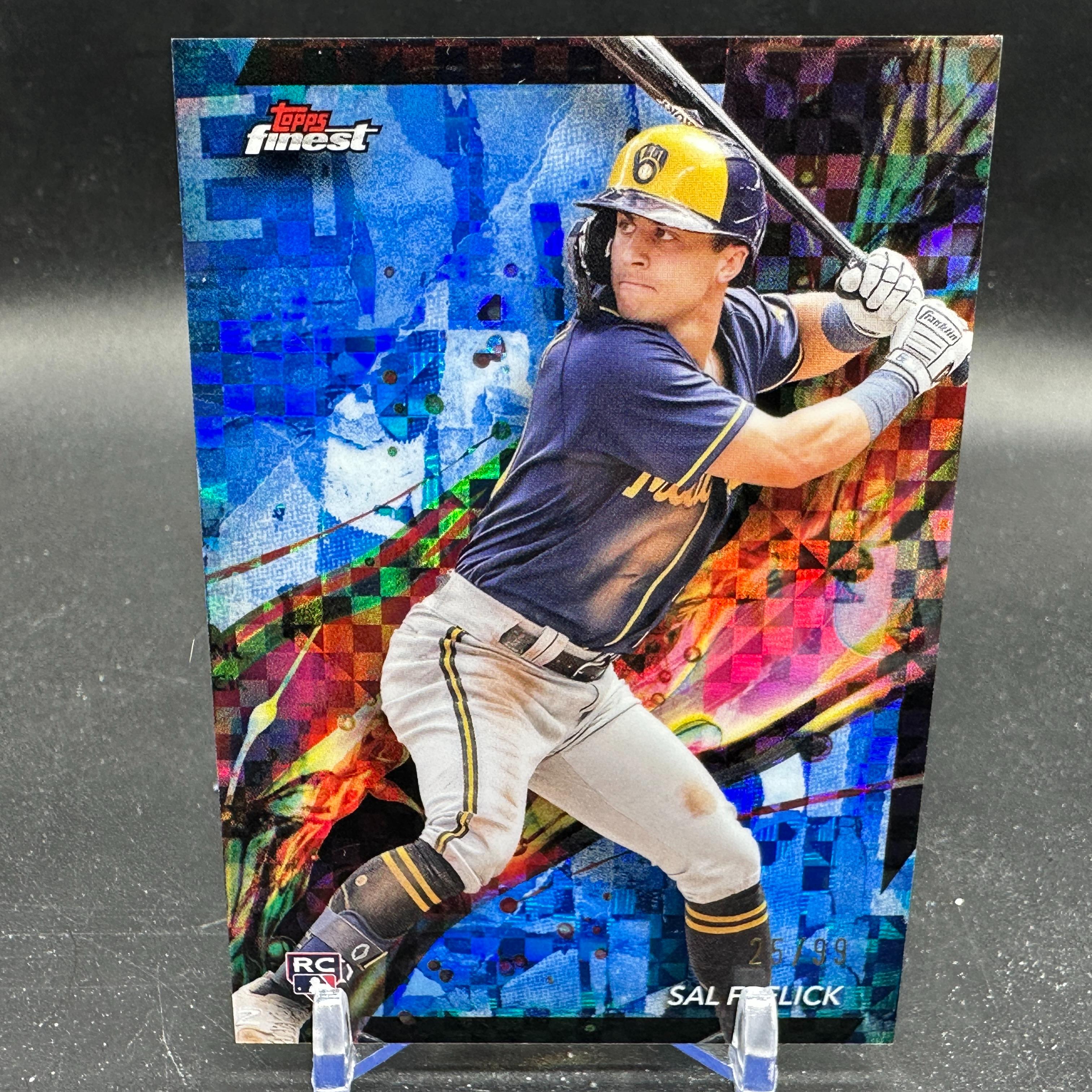 Sal Frelick Rookie BLUE CHECKERBOARD /99 2024 Topps Finest RC #51 ...