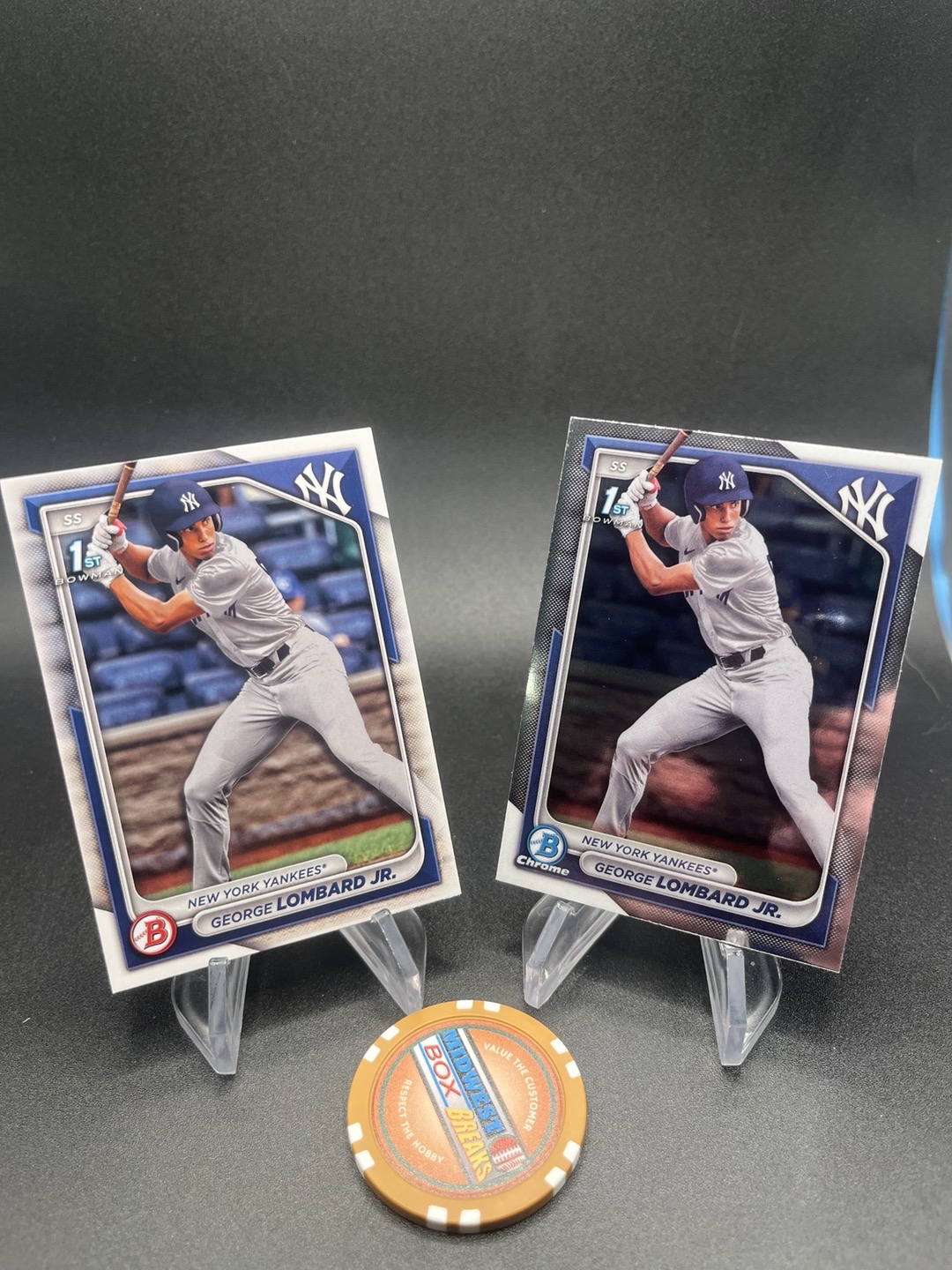 George Lombard Jr 2024 1st Bowman Baseball Card Lot New York Yankees