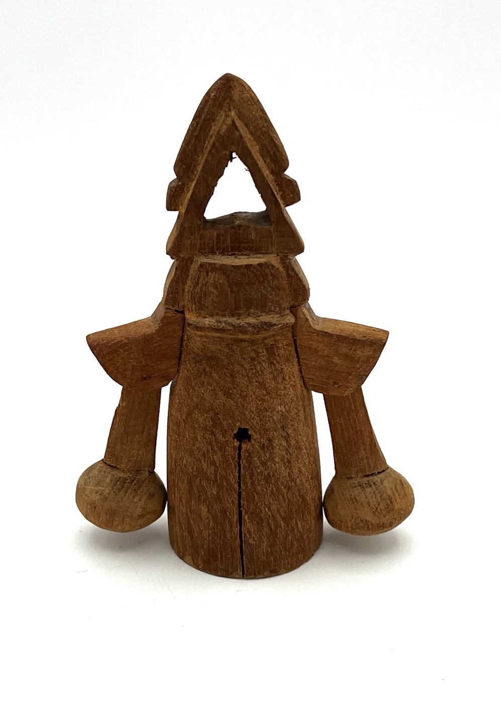 African Wooden Cow Bell Double Clapper