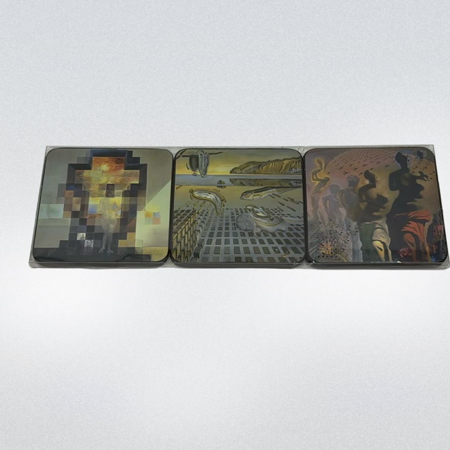 009 Coasters - Salvador Dali Museum Paintings Set Of 6 Great Gift for ...