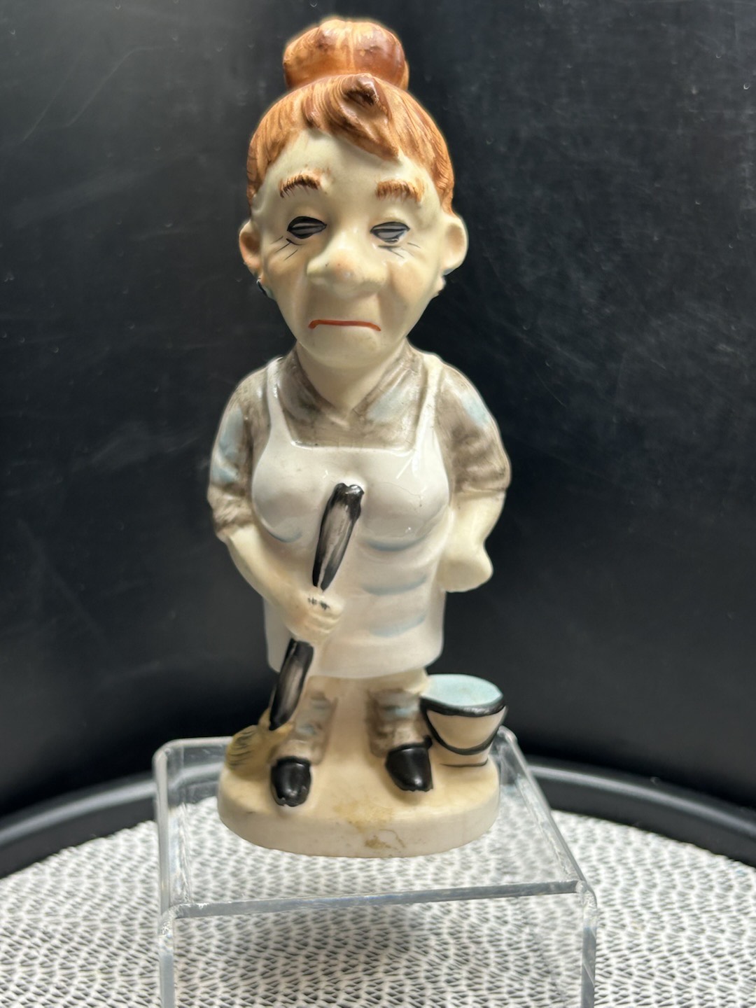 Vintage Kreiss Ceramics Mr Morticians Cleaning Lady Assistant Japan ...