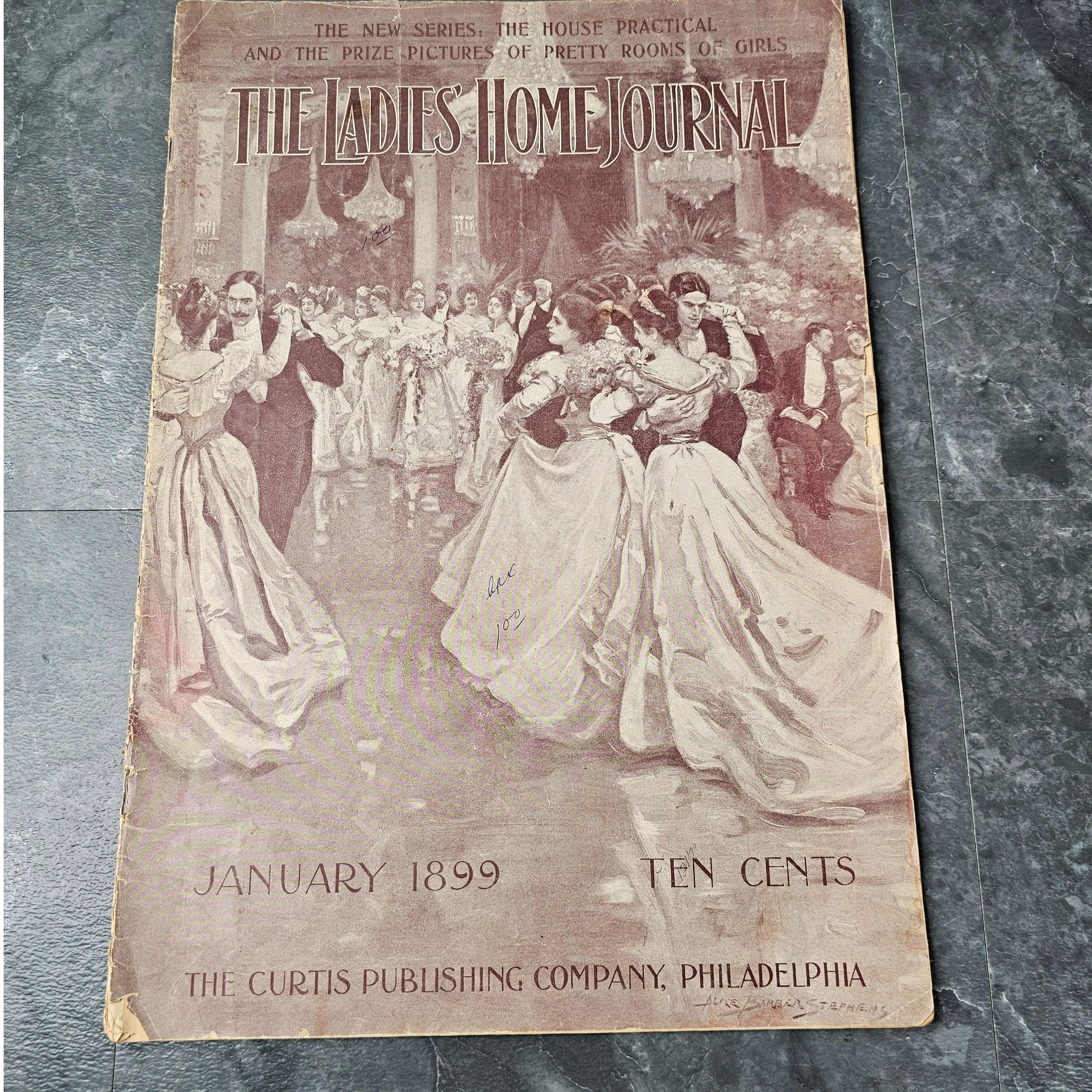 28 - January 1899 The Ladies' Home Journal Magazine Easter Fashions