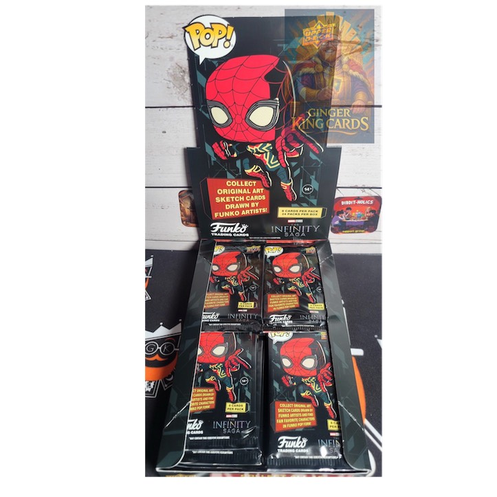 Marvel Studios The Infinity Saga Funko Pop! Trading Cards Box (Upper ...