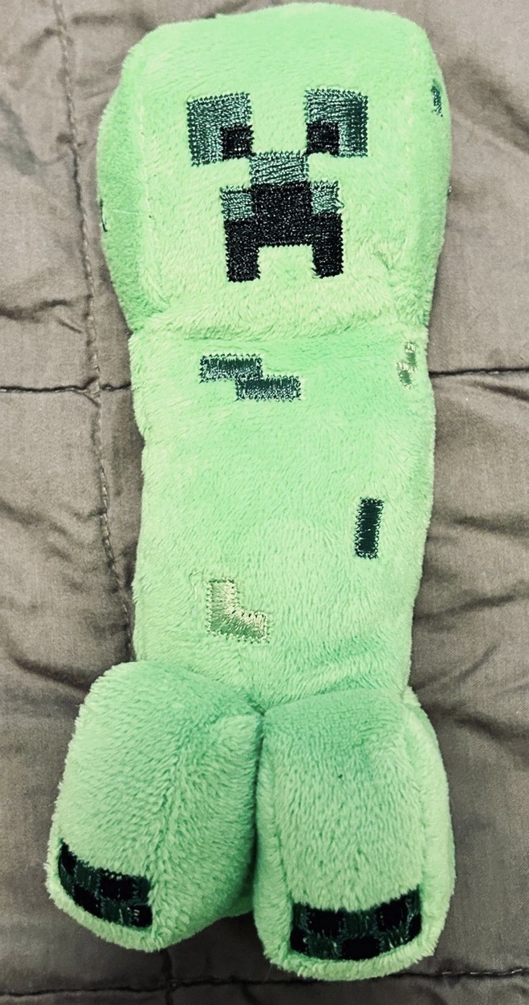 Jinx Minecraft Creeper Happy Explorer Plush Toy 7"