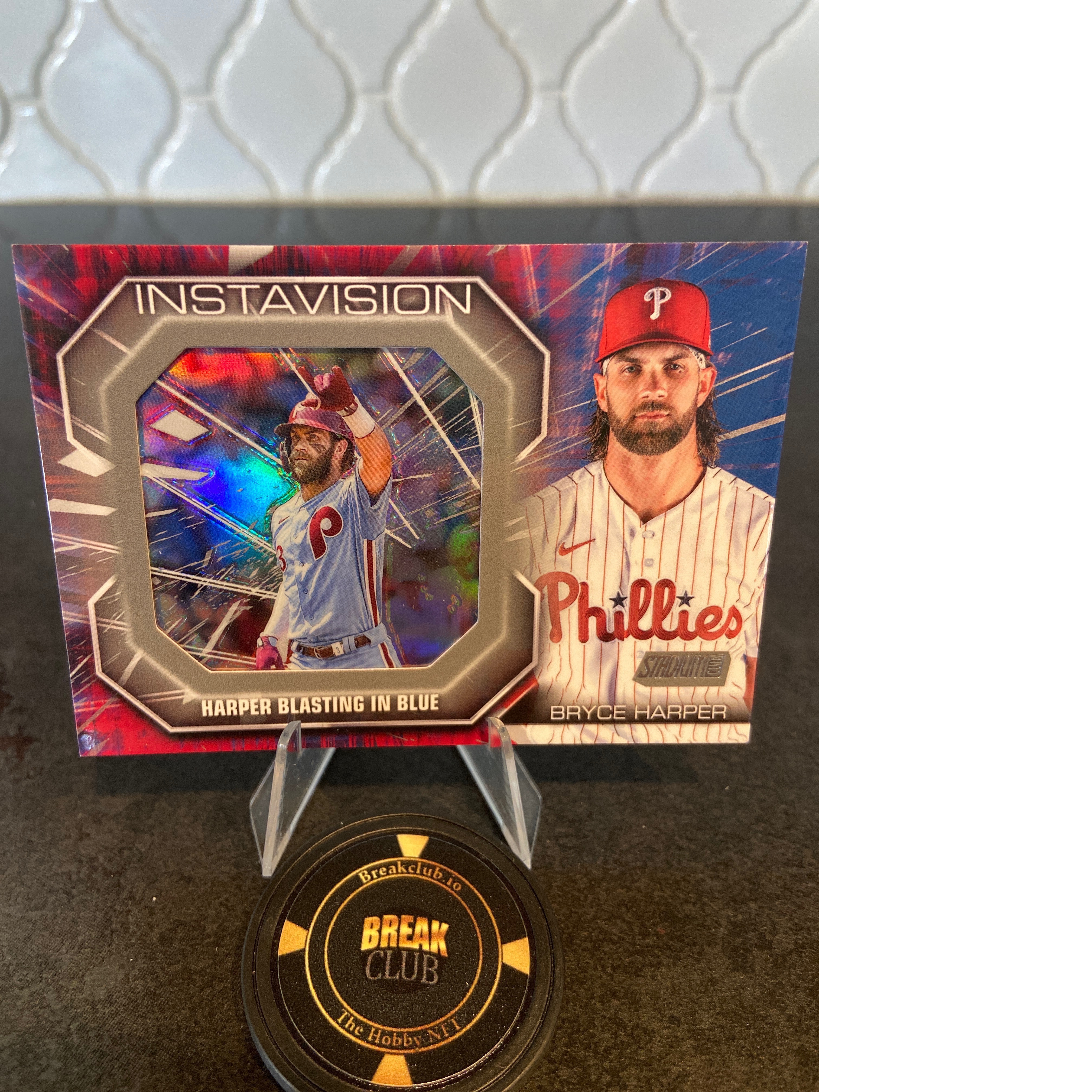 Bryce Harper 2022 Stadium Club Instavision