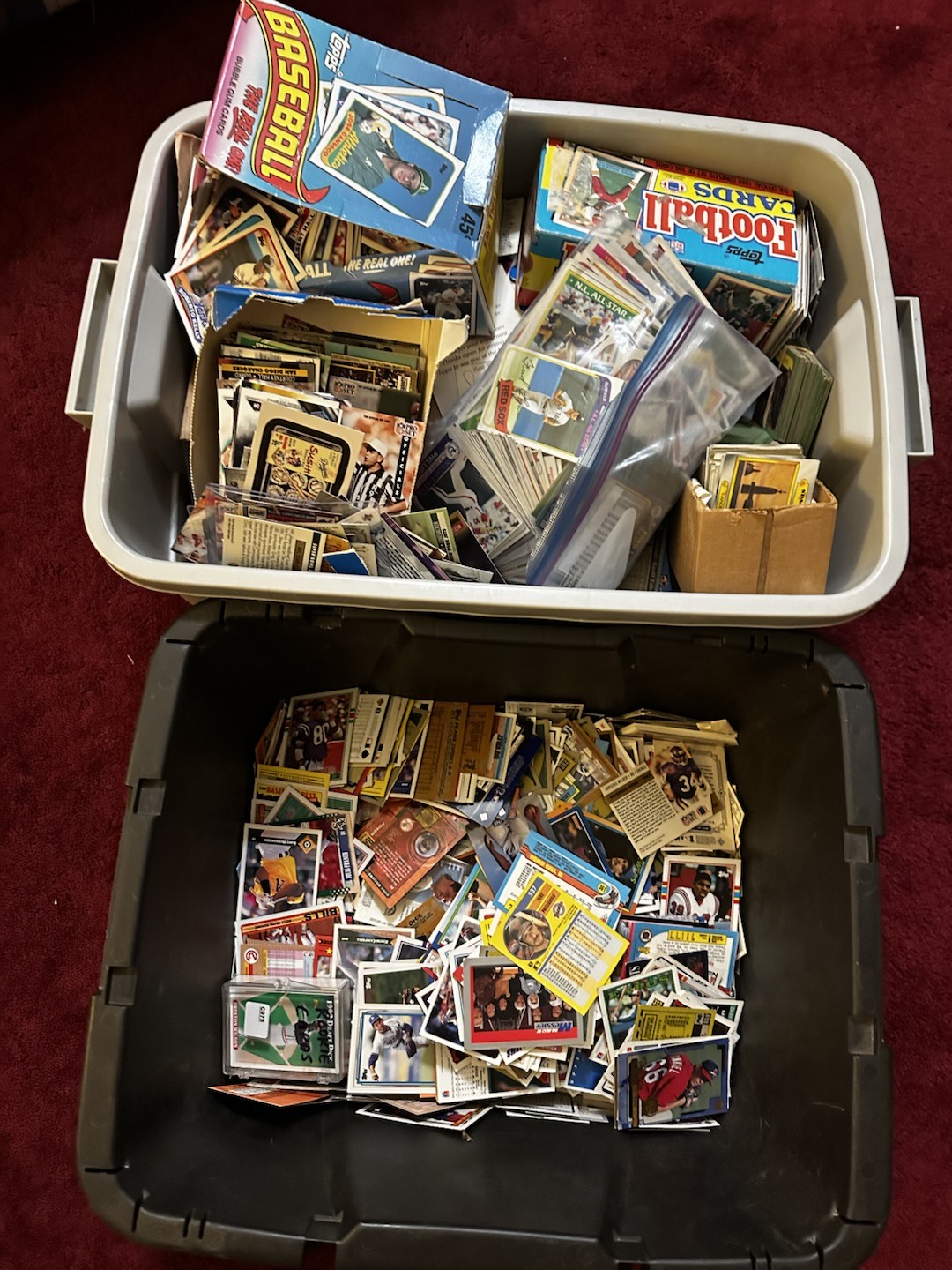 One Gazillion Sports Cards (okay, 40+ Pounds Worth)