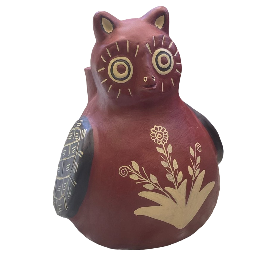 Minka Perú Pottery Owl Jug Vessel