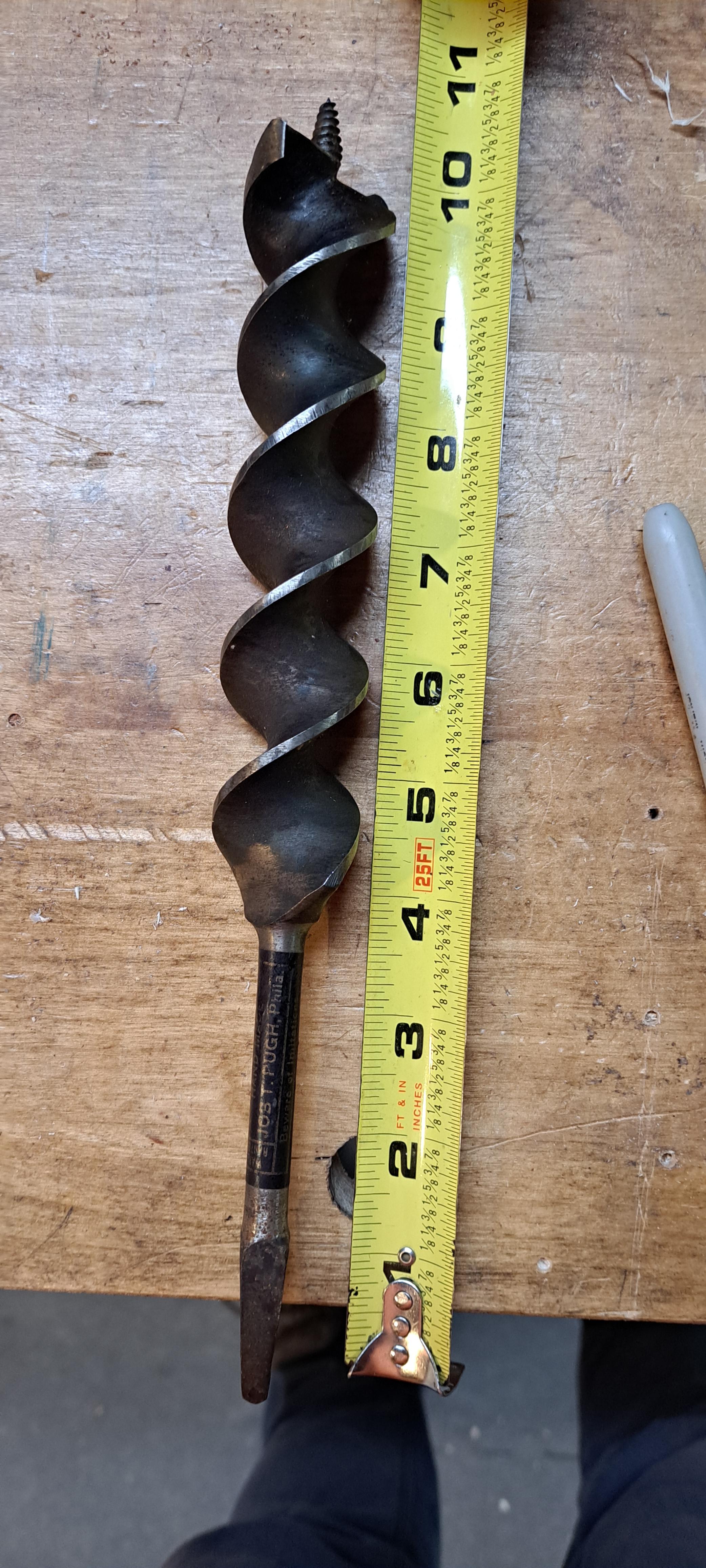 Scarce Job T Pugh #20 Auger bit NOS UNUSED