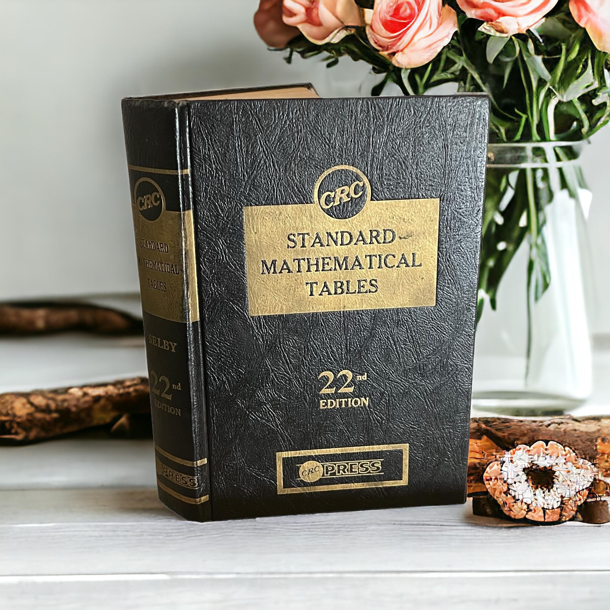 1974 CRC Standard Mathematical Tables. 22nd Edition Vintage Math Book.