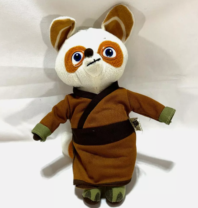 Nanco Master Shifu Plush Stuffed Animal Kung Fu Panda Raccoon Dreamwork ...
