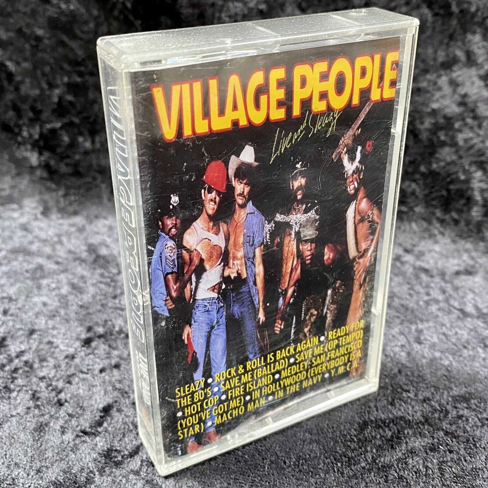 Village People Live Cassette Tape Polygram Ymca Macho Man In The Navy
