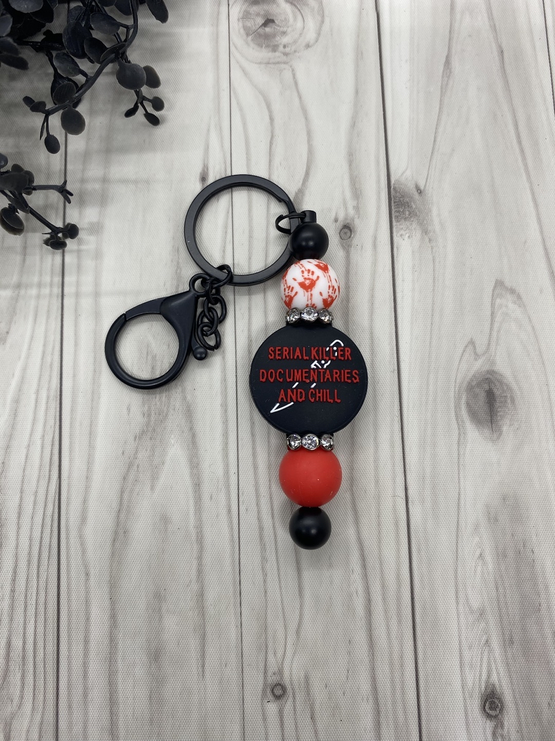 Serial Killer Documentaries And Chill Keychain