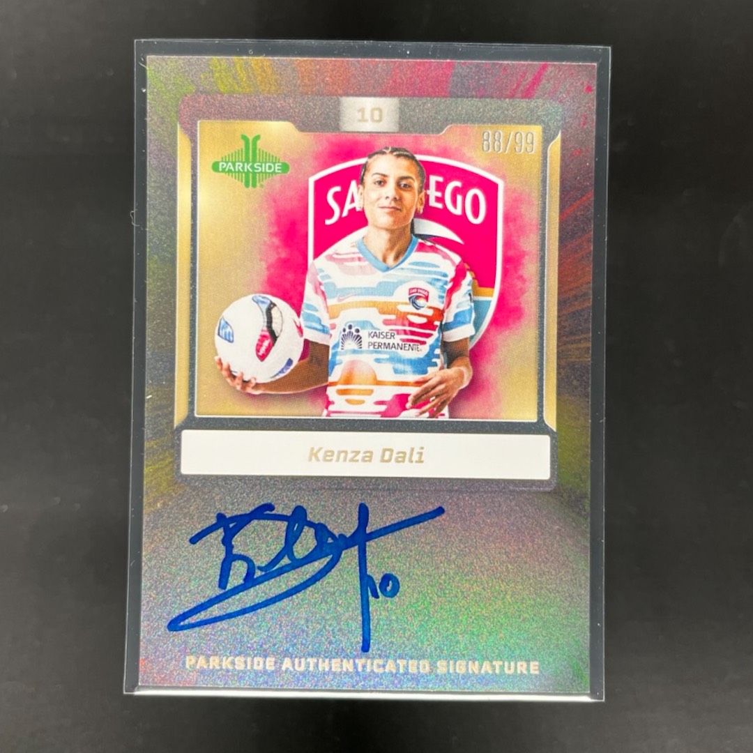 Kenza Dali 2025 Parkside NWSL Vol 1 Signature Series Silver Foil /99 ...