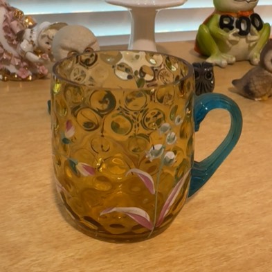 Hand Painted Glass Cup
