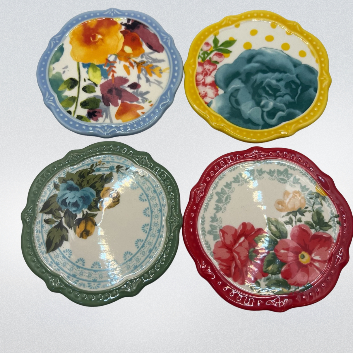 Pretty Pioneer Woman Set Of 4 Coasters