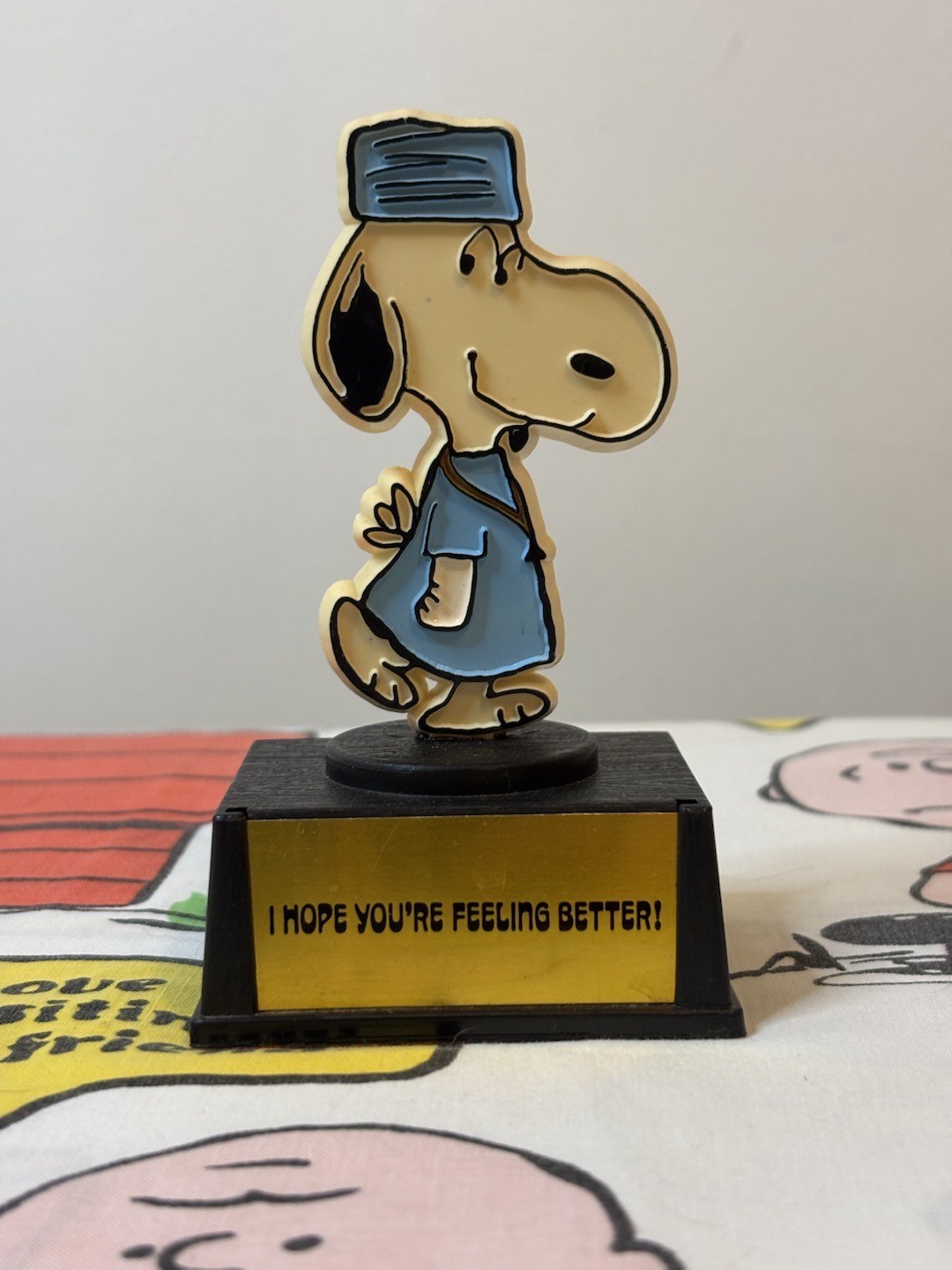 I Hope You’re Feeling Better Trophy - Snoopy