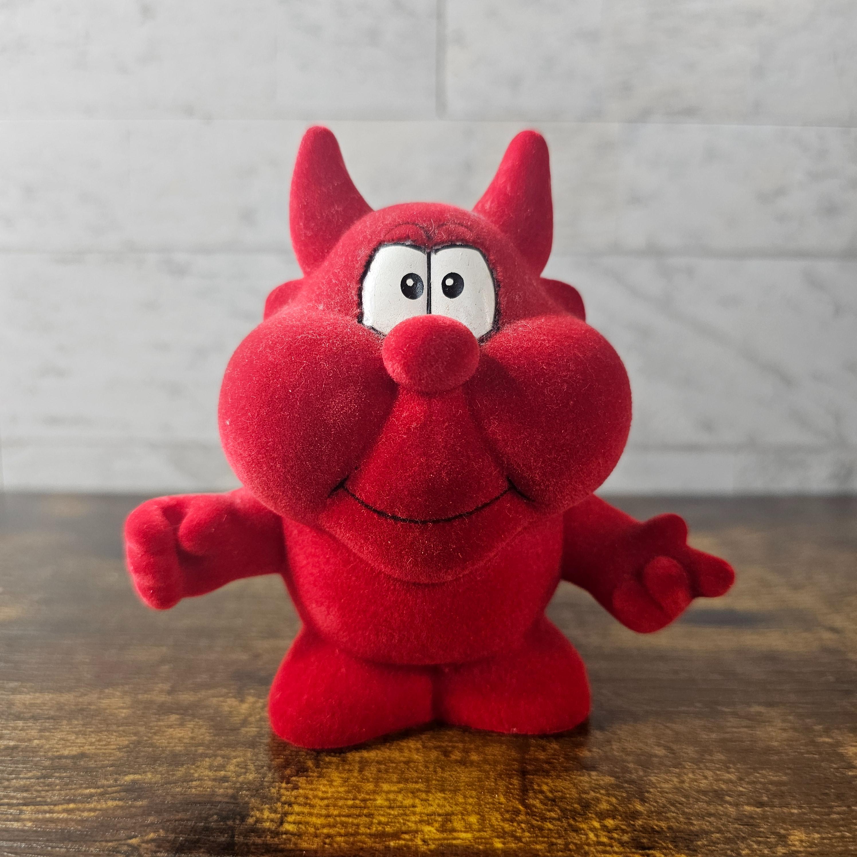 07 - 1985 Mattel Emotions Flocked Red Devil Vintage Halloween