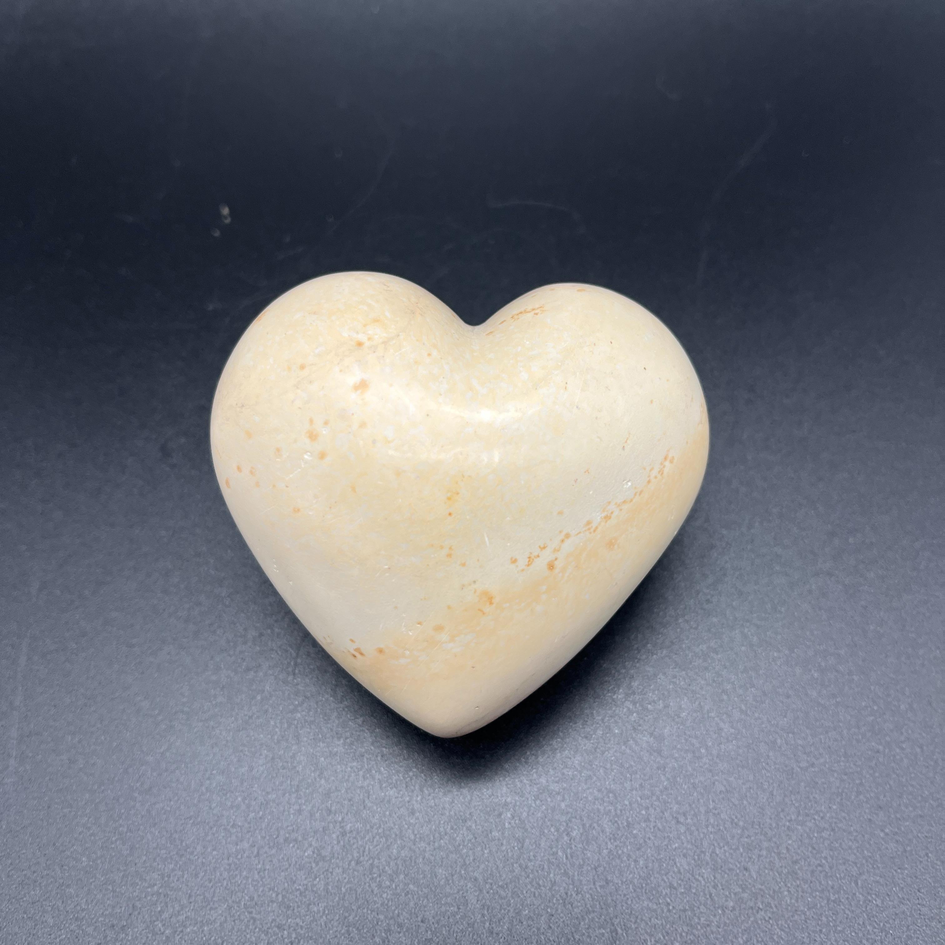 Polished Stone Heart Paperweight