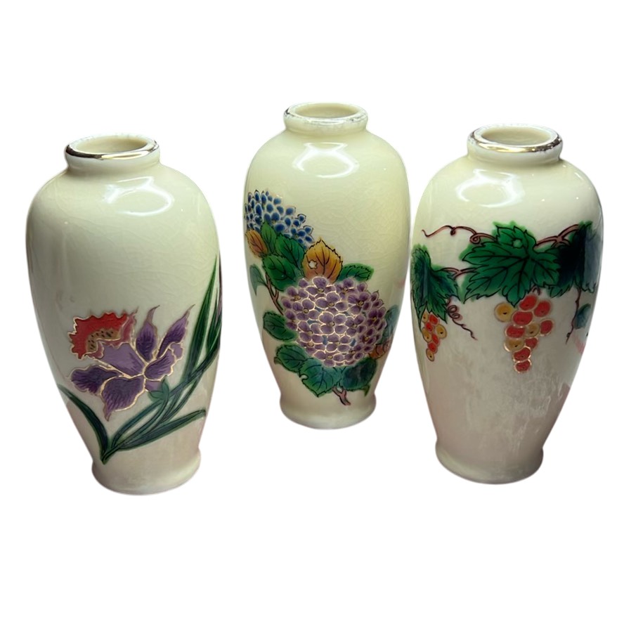 RARE 1970’s Homco Bud Vases Made In Japan