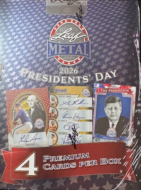 2026 Leaf Presidents' Day, Hobby Box, Personal Rip (Rips 2/11)