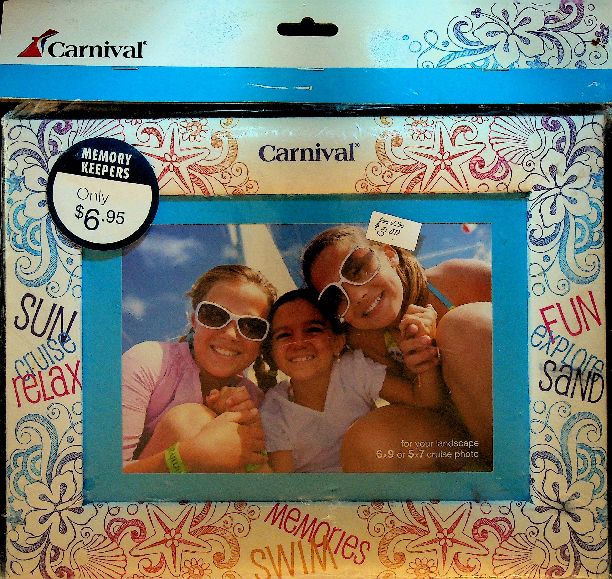 Carnival Cruises Memory Keepers Picture Frame Unused Sealed