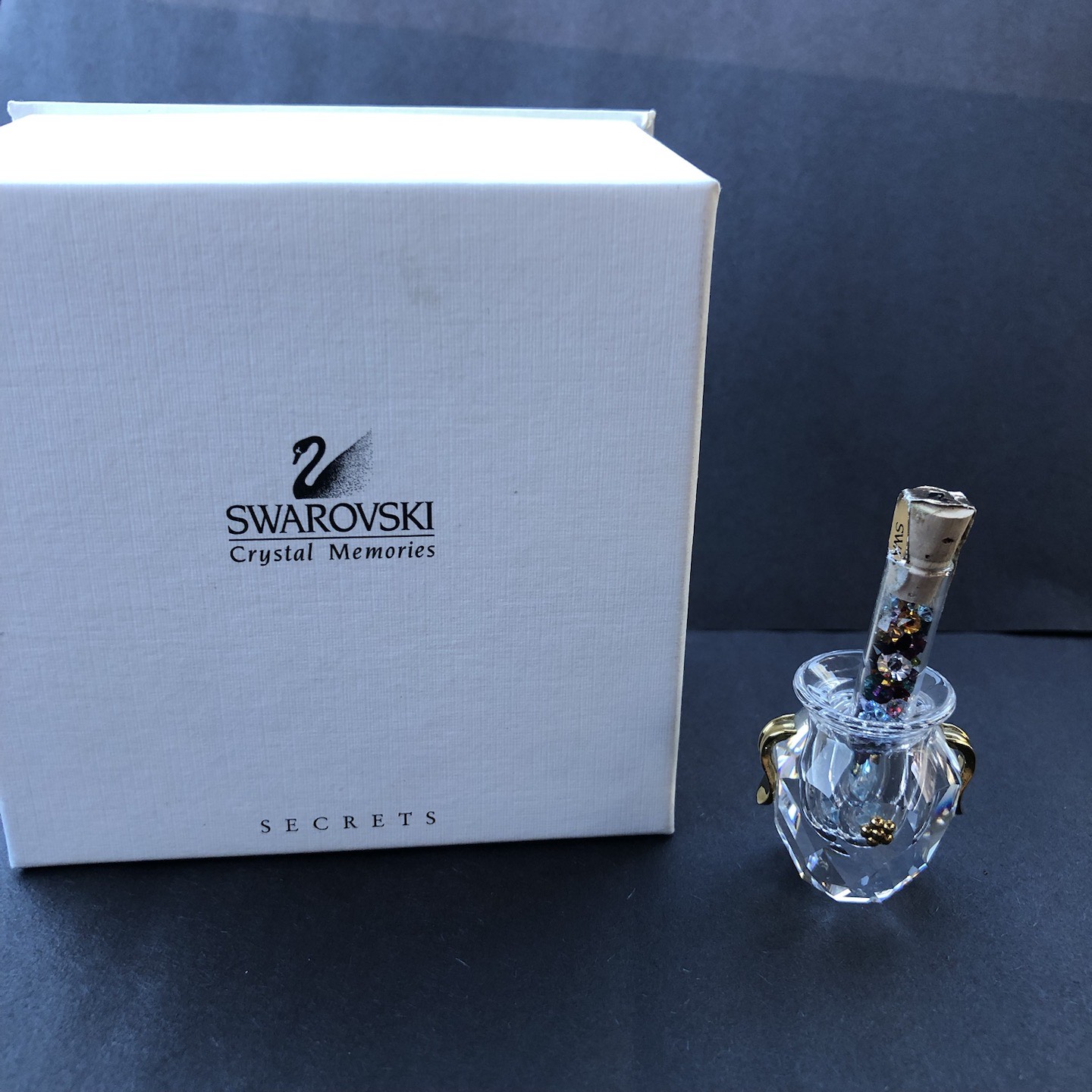 Swarovski Crystal Secrets Cactus Flacon Missing Cactus w/ Box